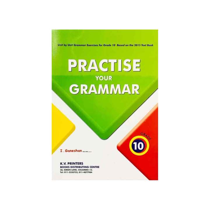 Practise Your Grammar Grade 10 Book | Daraz.lk