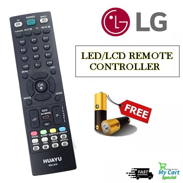 LG LED/LCD TV Remote Controller RM-L810 & Free Batteries | Daraz.lk