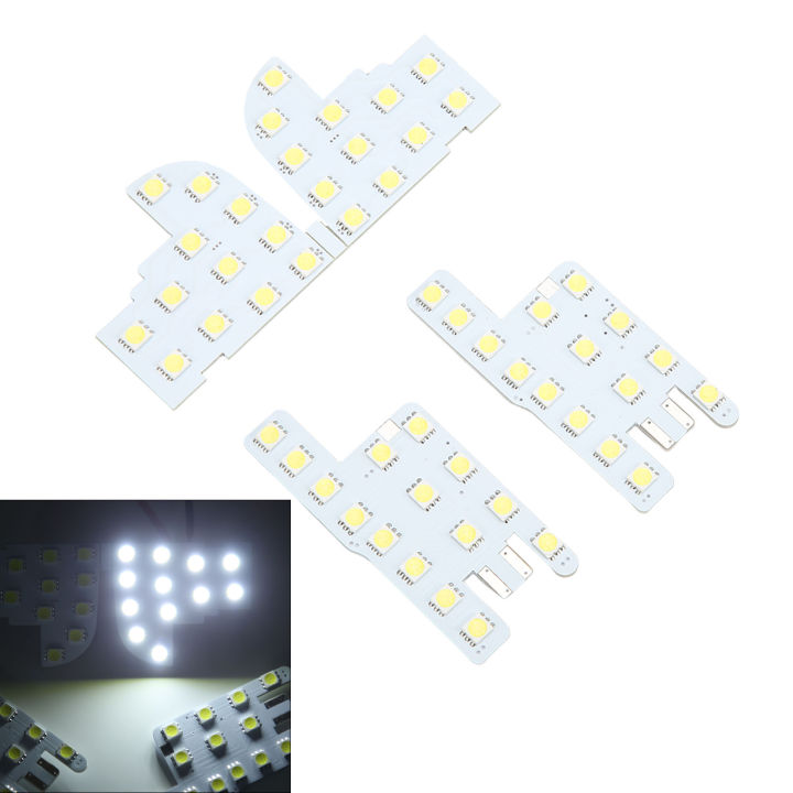 Car Dome Map Light Panel Car Interior Ceiling Light Bulb 54 LEDs Front ...