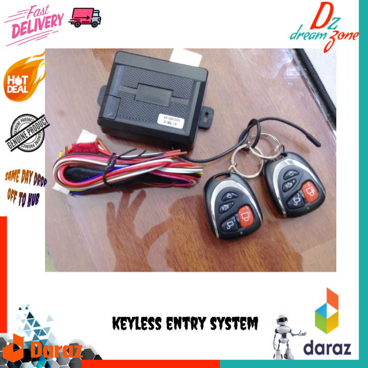 4 Button Scuta Vehicle Lock Unlock Remote System | Daraz.lk