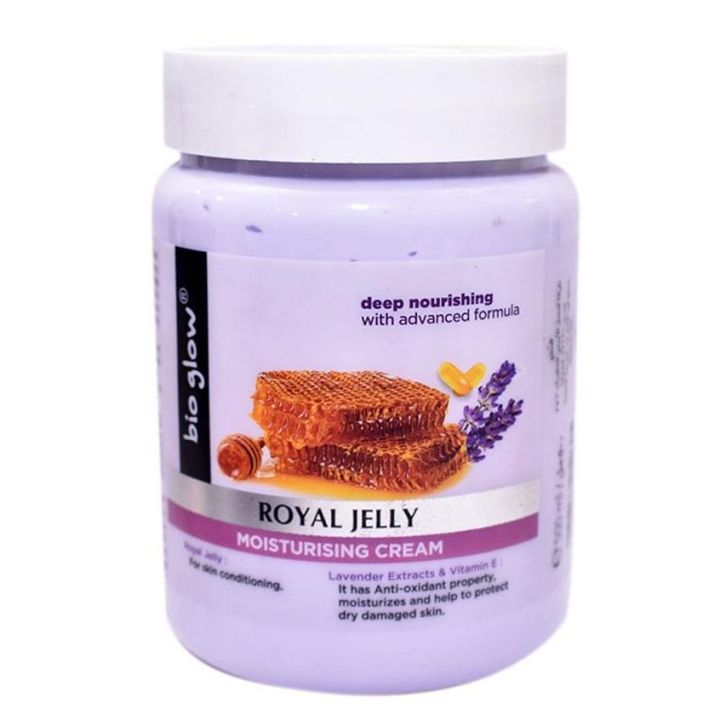 Bio Glow Royal Jelly Moisturizing Cream Body Cream 500ml Body Lotion ...