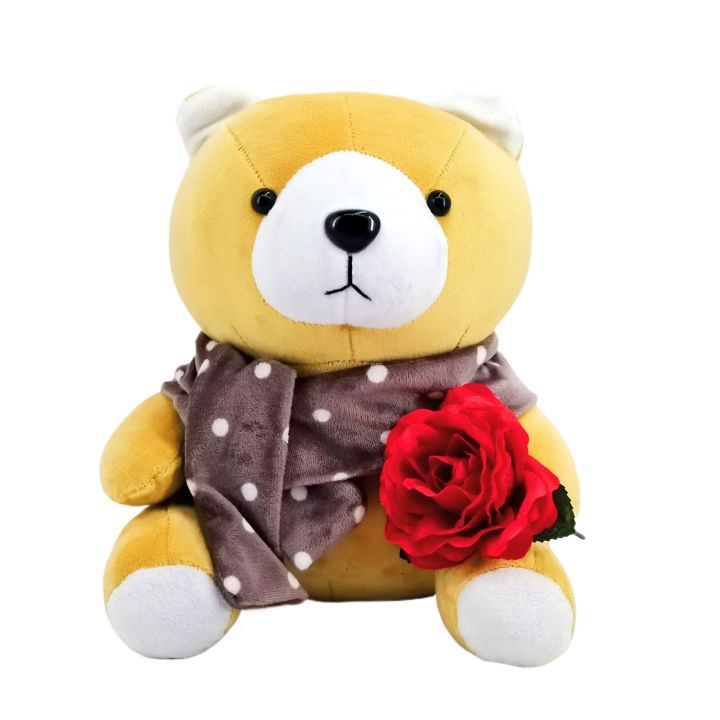 Wally Teddy Bear Plush Toy Lover Version Premium Stuffed Toy 10Inch ...