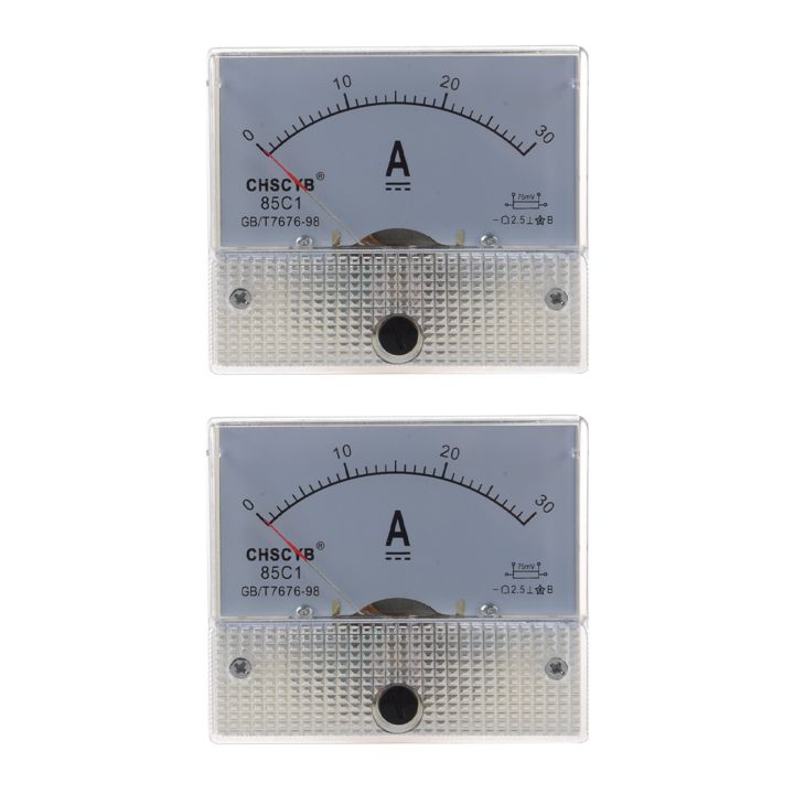 2X 85C1 Analog Current Panel Meter DC 30A AMP Ammeter | Daraz.lk