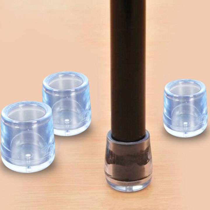 4pcs/set Chair Leg Caps Rubber Feet Protector Pads Furniture Table ...