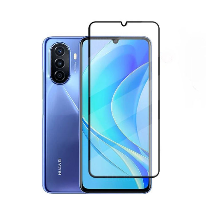 Huawei Nova Y70 Tempered Glass - Full Glue Screen Protector | Daraz.lk
