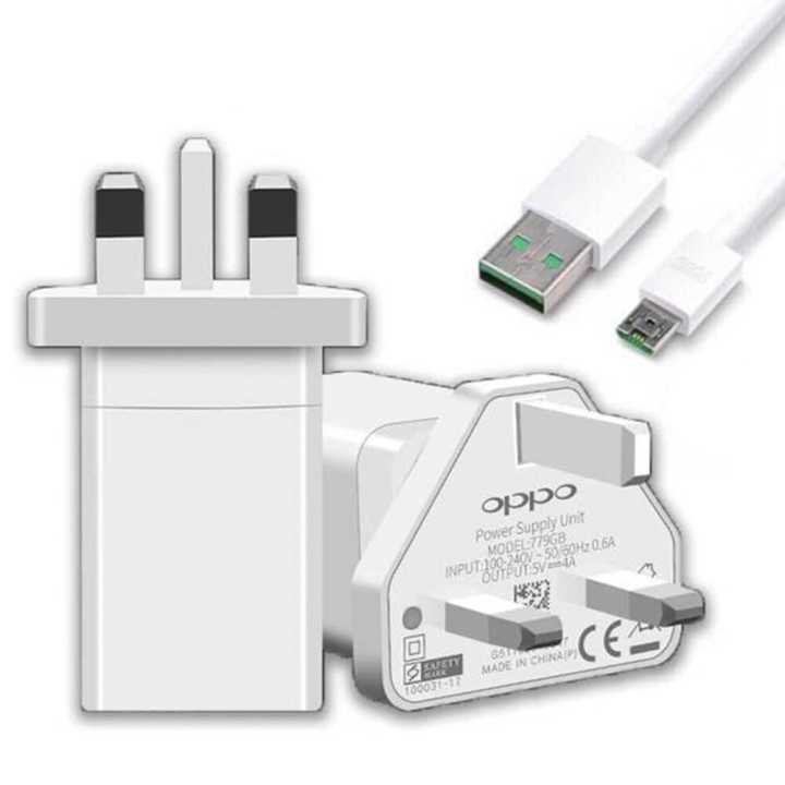 OPPO VOOC 4A Fast Charging Power Adapter with Type-C Charging Cable ...