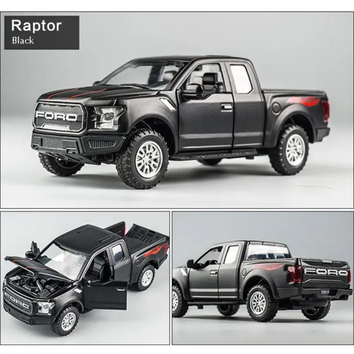 Toy Model Car Alloy Alloy Pull Back 32 Raptor Ford 1:F150MINIAUTO Alloy ...