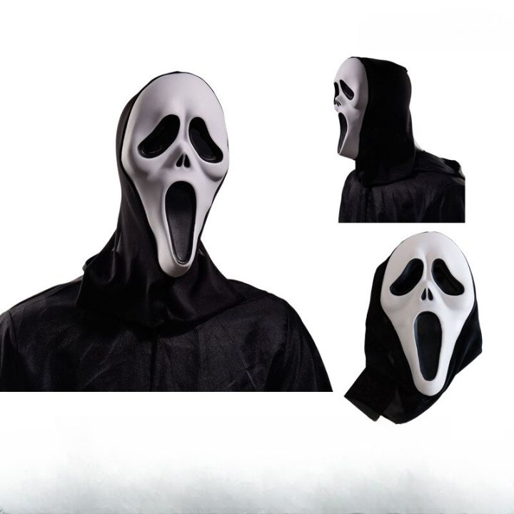 Halloween Screaming Ghost Mask Scary Ghost Face Mask Halloween Supplies Darazlk