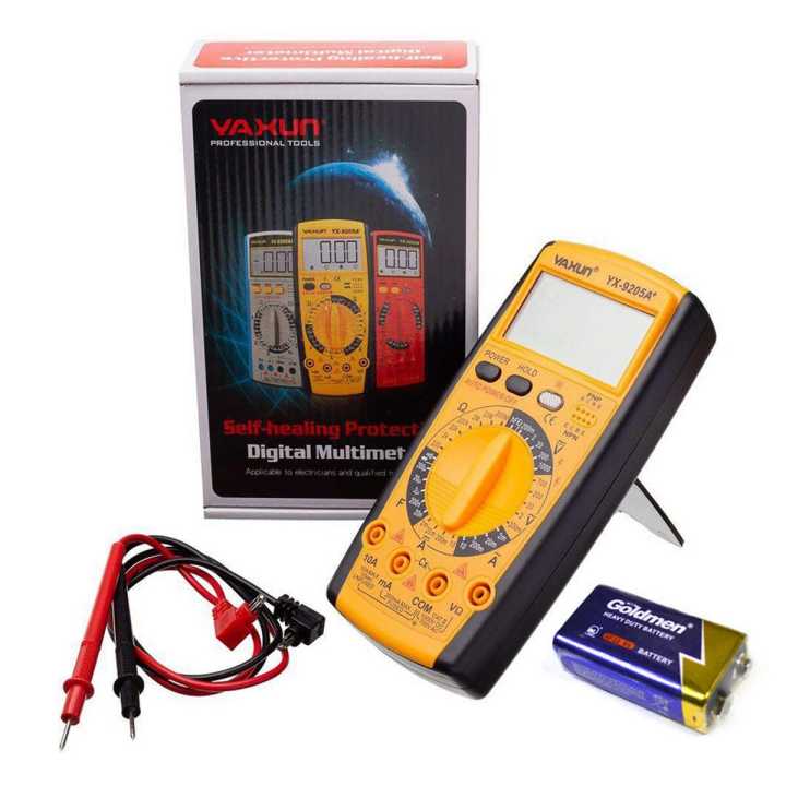 Digital Multimeter Yaxun YX-9205A+ Professional self-healing Protective ...