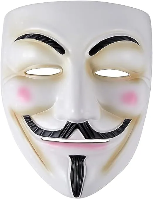 Anonymous Mask for Kids & Adults - Mask Halloween Masks Guy Mask for ...