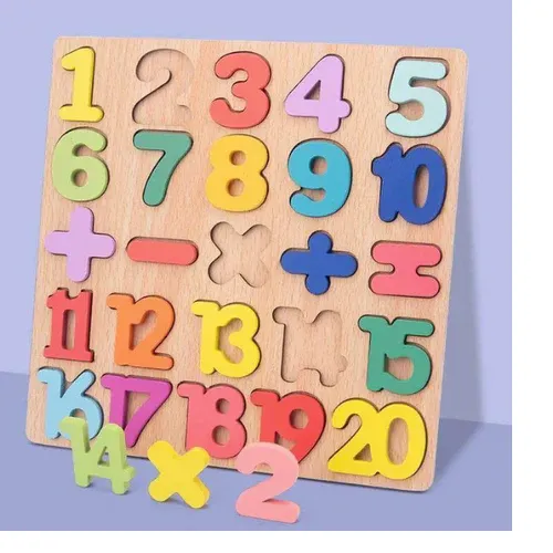 Wooden 1-20 Number Puzzles Board 100% Wooden | Daraz.lk