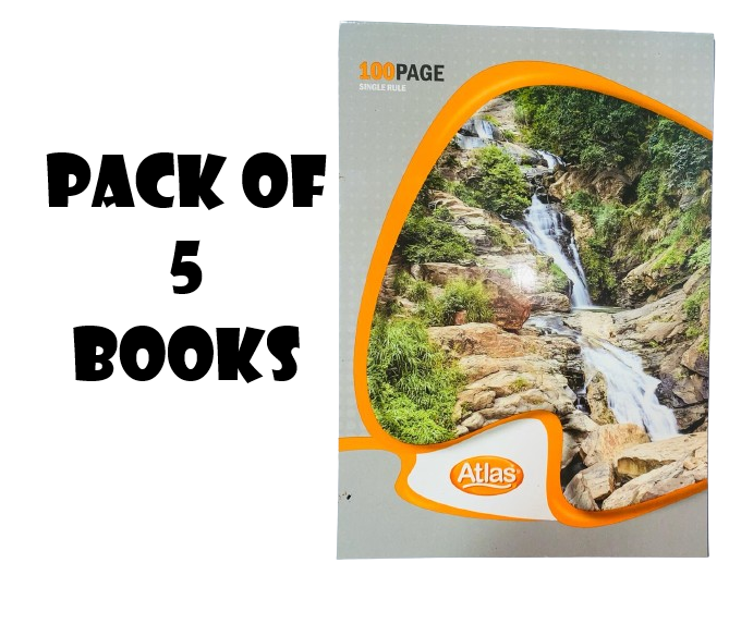 Atlas Note Book 100 Page Portrait Model - 5 Books | Daraz.lk