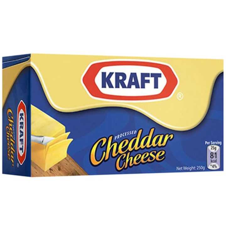 Kraft Block Cheddar Cheese 250G | Daraz.lk