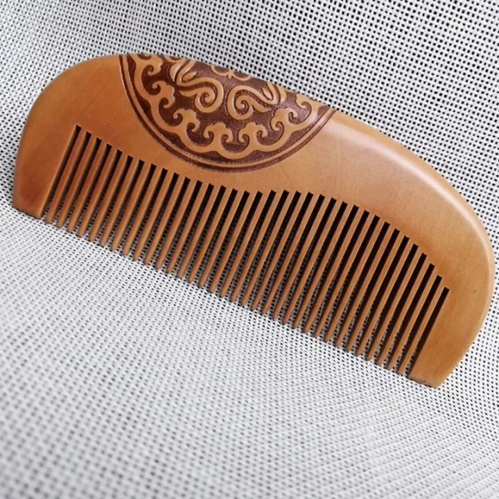 Pocket Peach Wood Comb Anti-static Hair Care Wooden Combs Natural ...