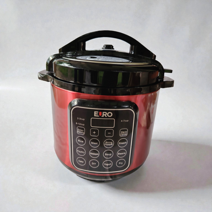 6L Multifunctional Electric Pressure Cooker | Digital Rice Cooker | 12 ...