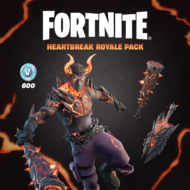 Fortnight Heartbreak Royale Pack + 600 V-Bucks- PC XBOX PS | Daraz.lk