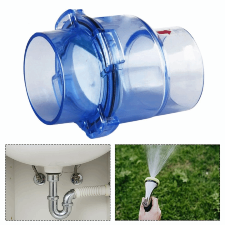 Drain Deodorizer 50mm Flap Check Valve UPVC Material Movable Valve Non ...