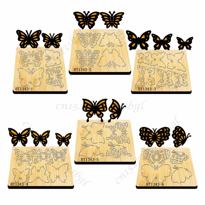 Butterfly Cutting Dies - New Die Cutting And Wooden Mold Ht1343 ...