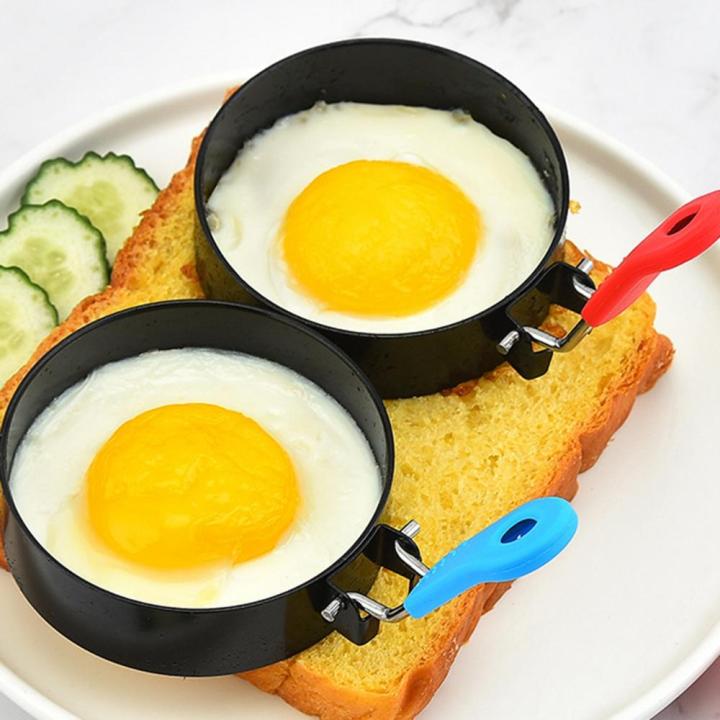 Breakfast Baking Round Silicone Handle Anti-scald Non-stick Pancake ...
