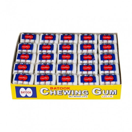Batook White Bonty Peppermint Chewing Gum - 50pcs | Daraz.lk
