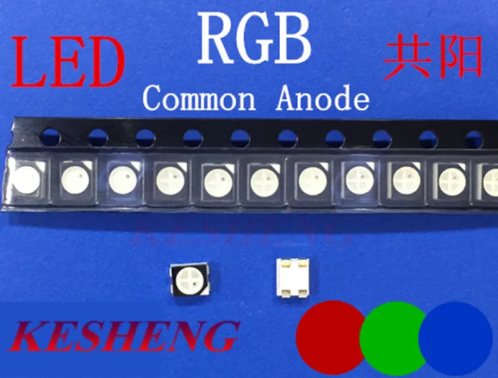 【GlobalTrendz】Wholesale 100pcs RGB POWER TOP 1210 3528 SMD SMT PLCC-2 ...