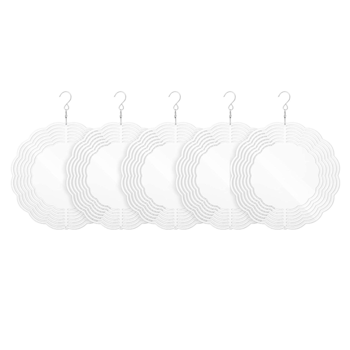 5 Pack 10-Inch Hanging Wind Spinners Christmas Spinners Sublimation ...