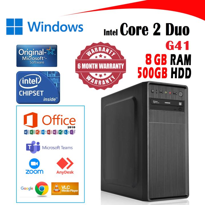 Intel Core 2 Due 3.GHz Desktop Computer 4GB/8GB RAM pc | Daraz.lk
