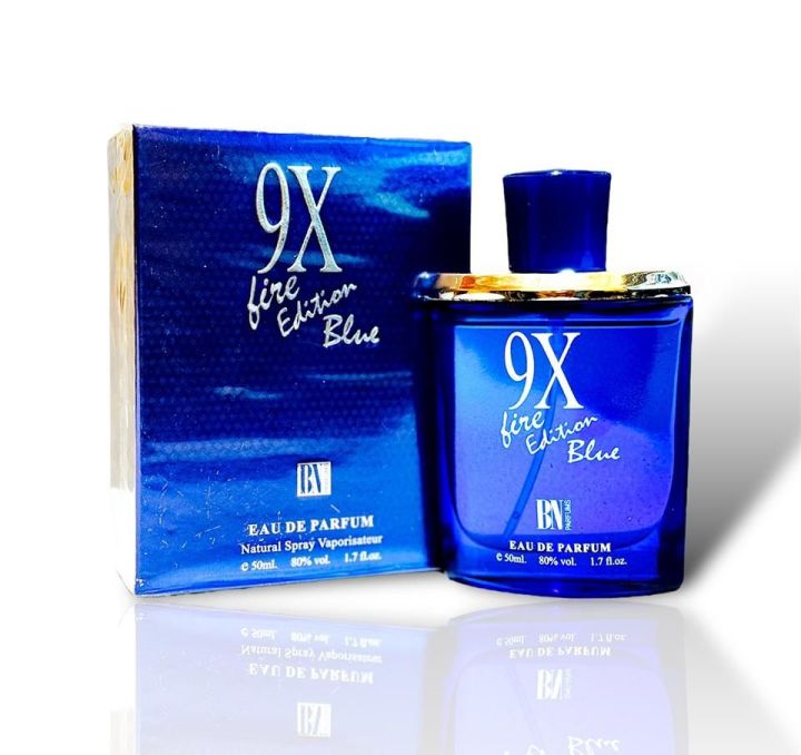 9X Fine Edition Perfume 50ml - 9X Blue Perfumed Spray for Men - Highly ...