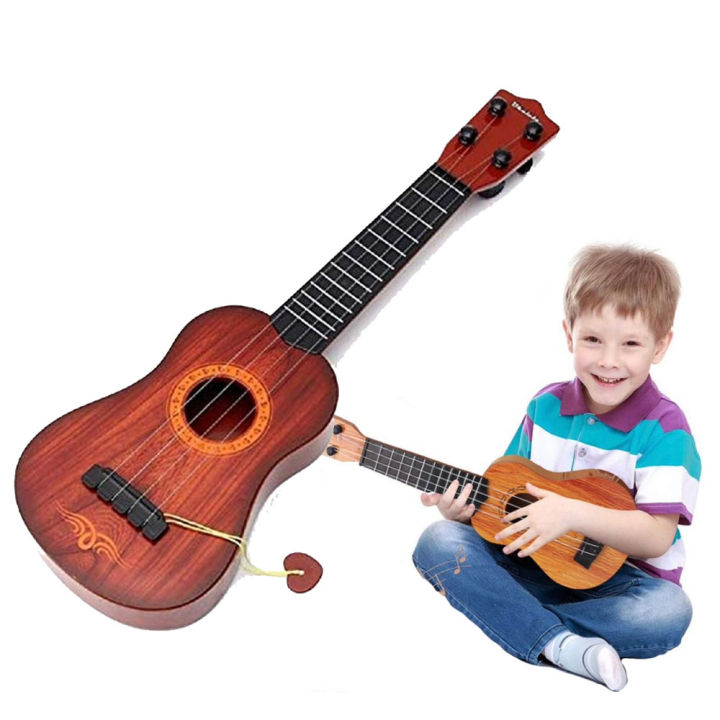 Guitar Toys for Kids Fully Functional 4 String Classical Guitar with ...