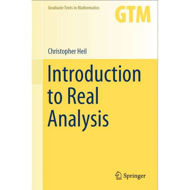 Introduction to Real Analysis，Christopher Heil | Daraz.lk