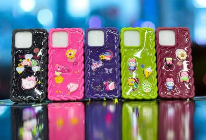 3D Cute Back Cover Cartoon Designs: Hello Kitty Kuromi Cinnamoroll and ...