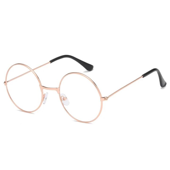 New Fashion Circular Retro Plain Eyeglasses Women Men Vintage Retro ...