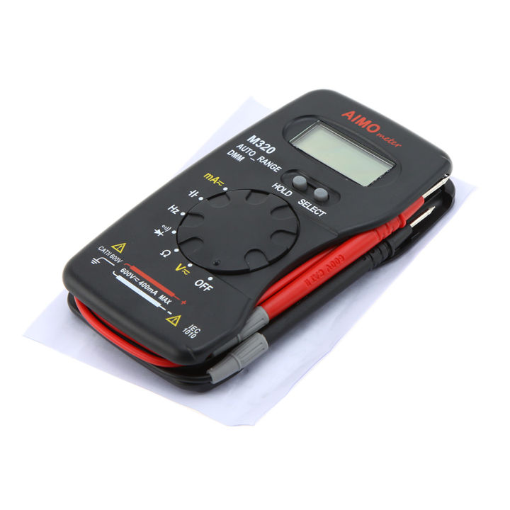 AIMO M320 Pocket Size Handheld LCD Digital Multimeter DMM Frequency ...