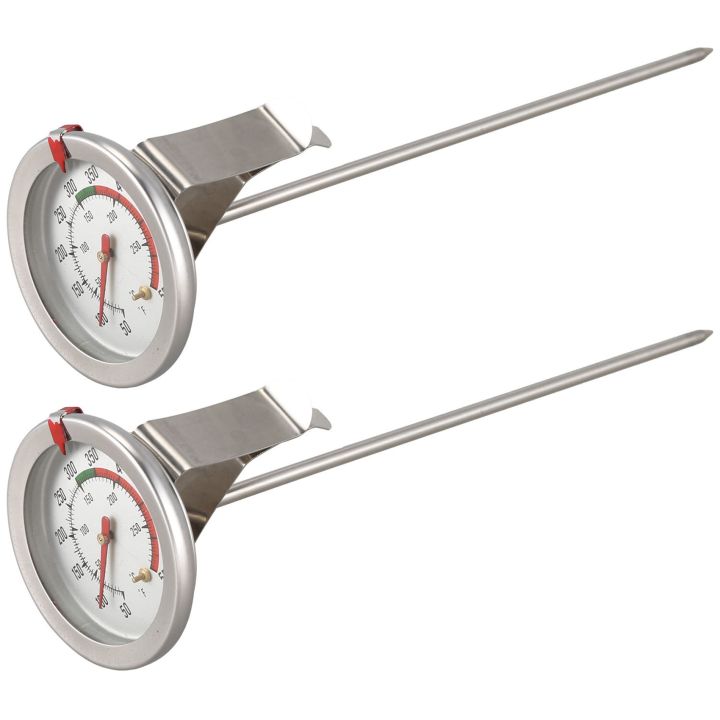 EITGZWAS Handy 8 Inch Probe Deep Fry Meat Turkey Thermometer with 2 ...