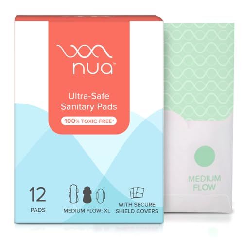 Nua Ultra-Safe Sanitary Pads For Women | 12 Ultra Thin Pads | Medium-XL ...
