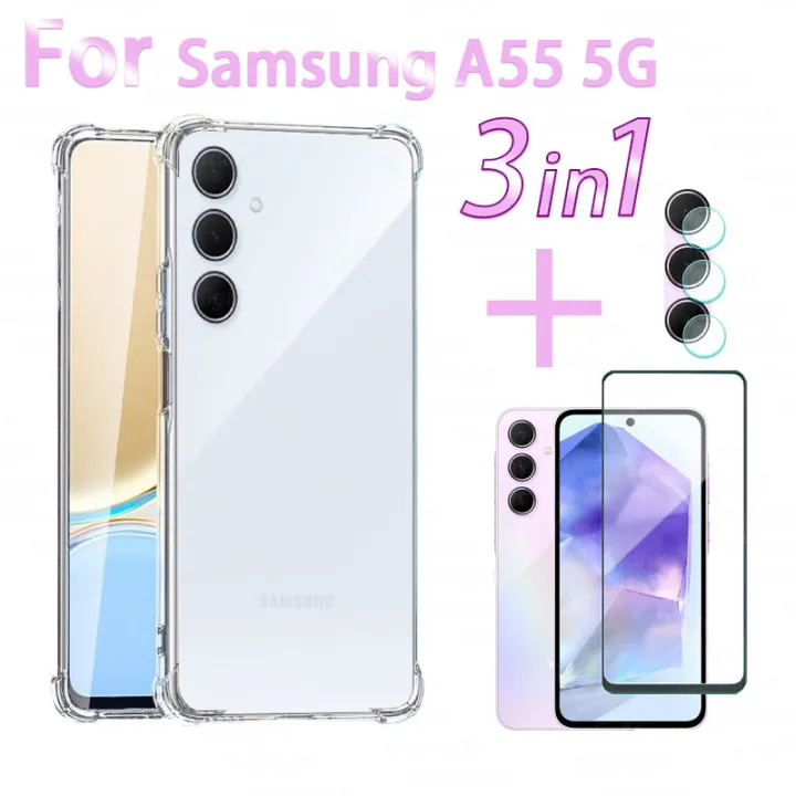 3 in 1 Samsung A55 Case A55 5G Shockproof Phone Case For A35 5G ...
