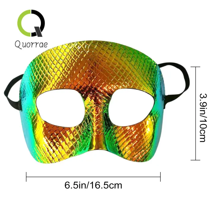 Quorrae Pvc Resistant Face Masque Vintage Venetian Masquerade Mask for ...