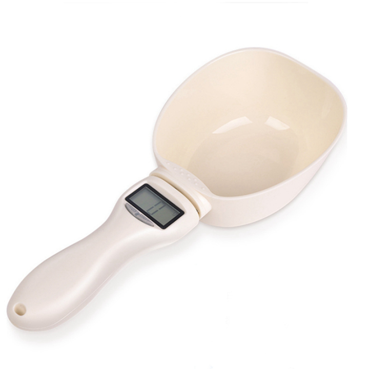 Food Scale Electronic Measuring Tool Dog Feeding Bowl Measuring Spoon ...