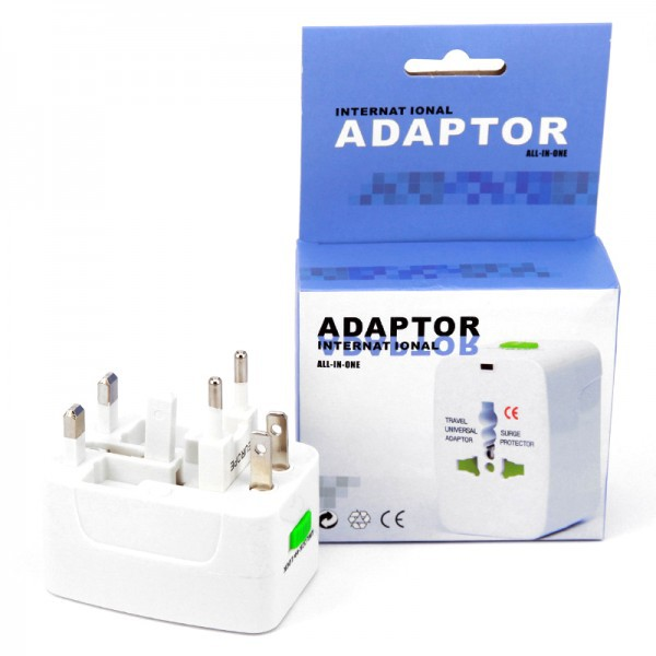 All-in-One Universal International Travel Plug Adapter - Convenient ...