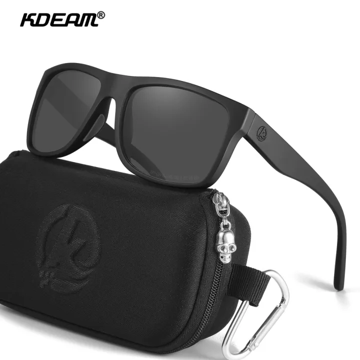 KDEAM Polarized Sunglasses Men Sports Tridimensional Brand Logo TR90 ...