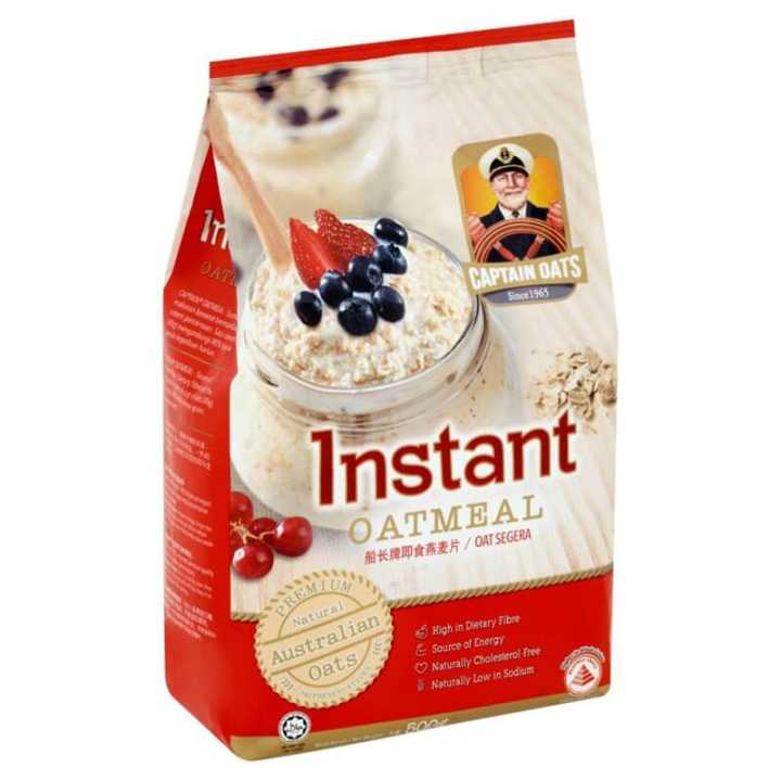Captain Oats - Instant Oatmeal 500G | Daraz.lk