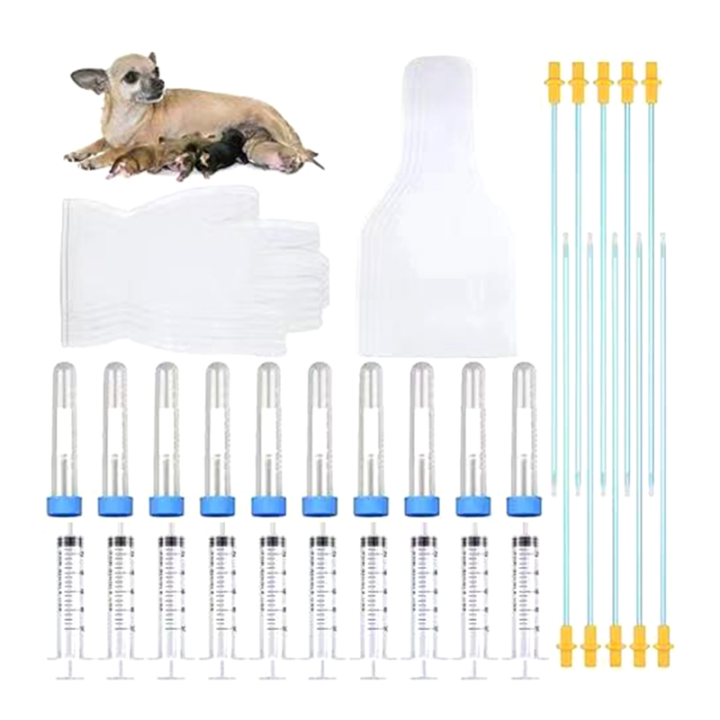 10 Set Artificial Insemination Dog Breeding Kit PVC As Shown ...