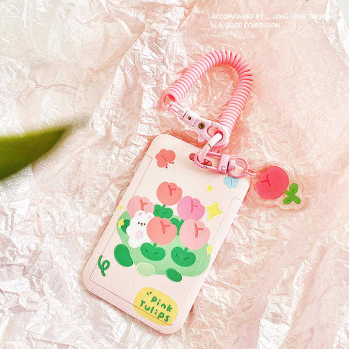 Work Card Sleeve Cute Ferrule Student Card Holder ID Card Holder School ...