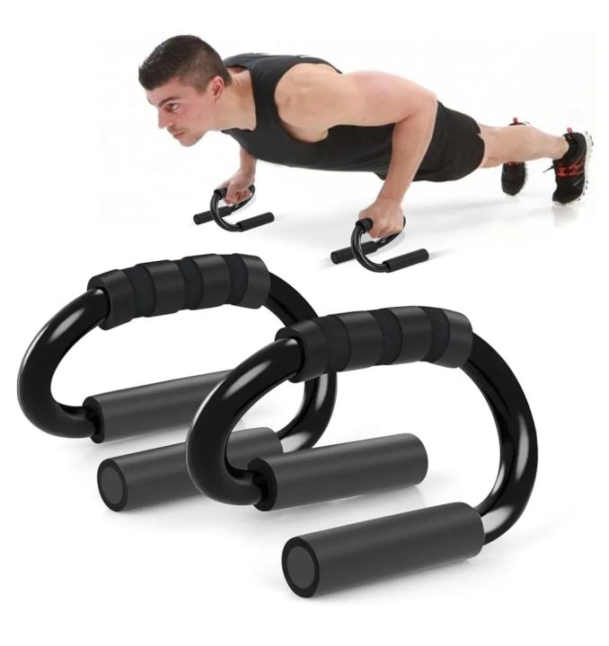 Push Up Bar Double Handle Steel For Home Gym Exercise Equipment Men ...