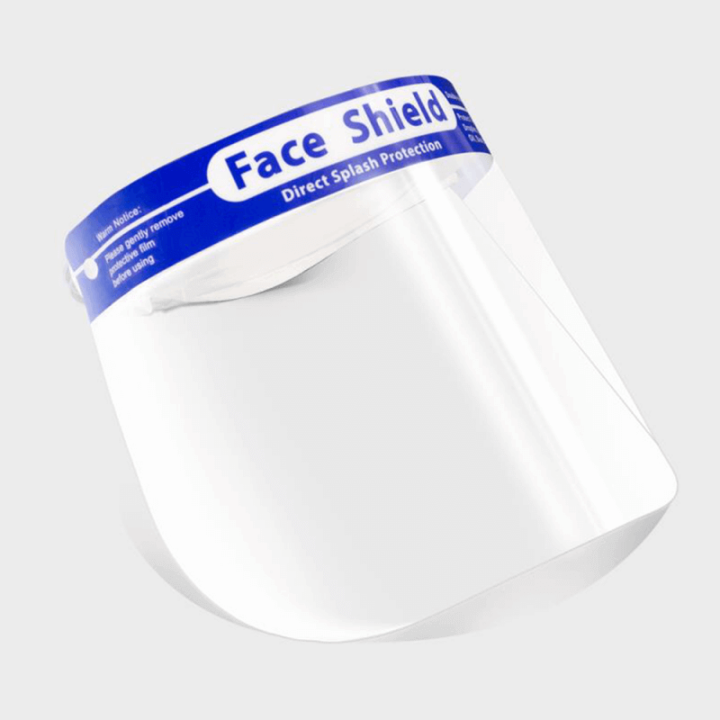 Adult Face Shield - Band Type (Blue ) - Reusable Plastic Safety Face ...