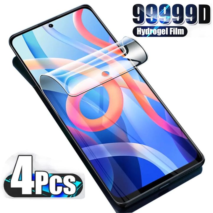 4Pcs Screen Protector For Redmi Note 11 10 8 9 Pro Max 7 5 9 9C ...