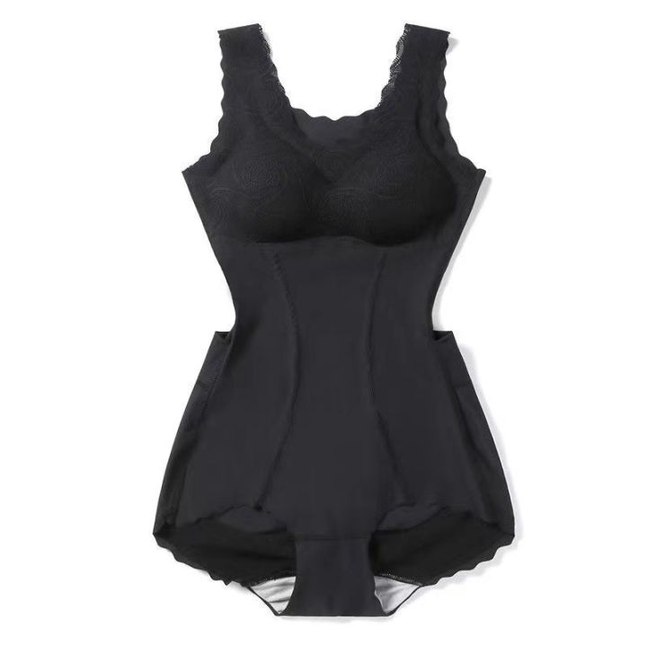 Summer Nude Feel Seamless One-Piece Corset Women's Waist Slimming and ...