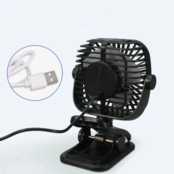 Dormitory Small Cooling Portable Mini Hand Clip Fan USB Silent Desktop ...