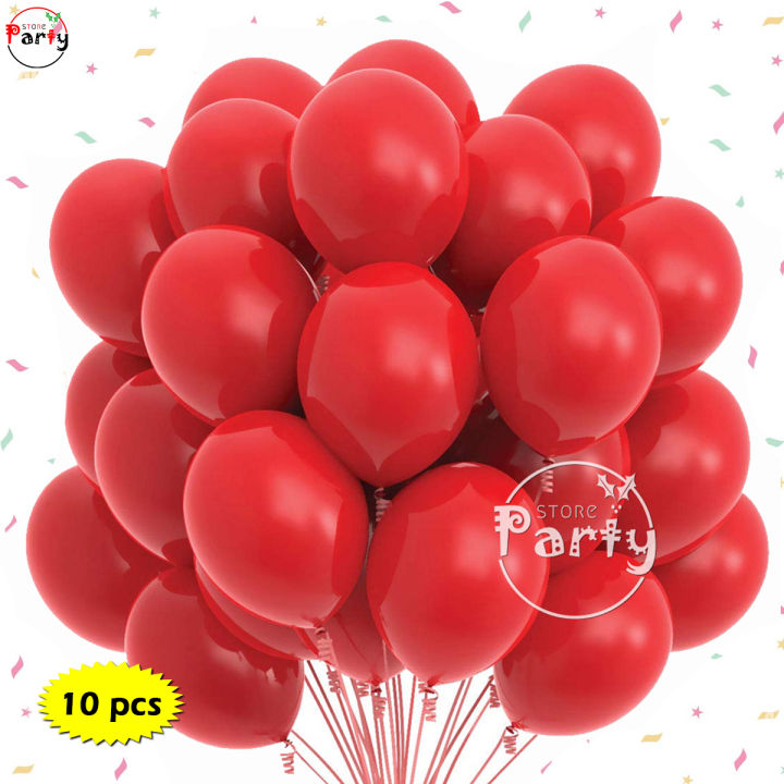 10pcs latex quality Mate balloons 10'inch | Daraz.lk