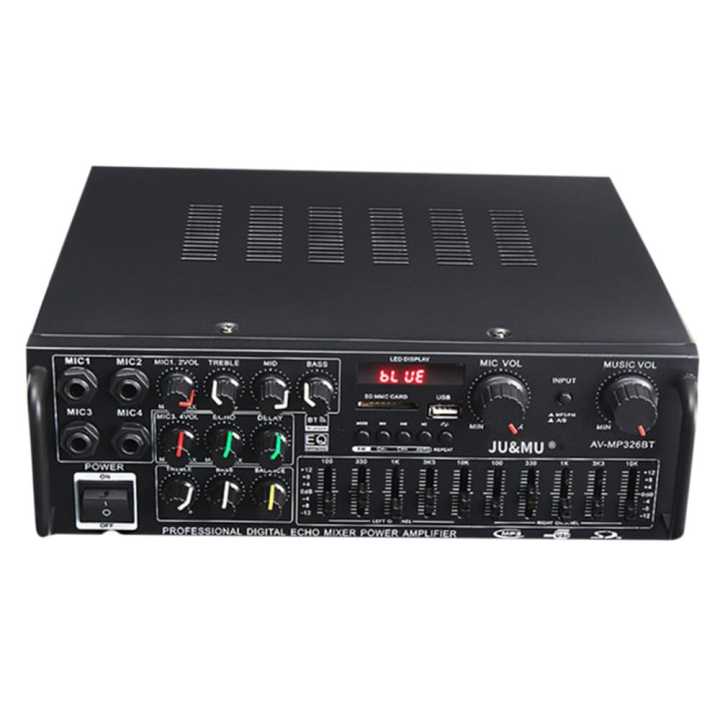High Power Home Amplifier Amp 300W/230V Karaoke with bluetooth MP3/USB ...